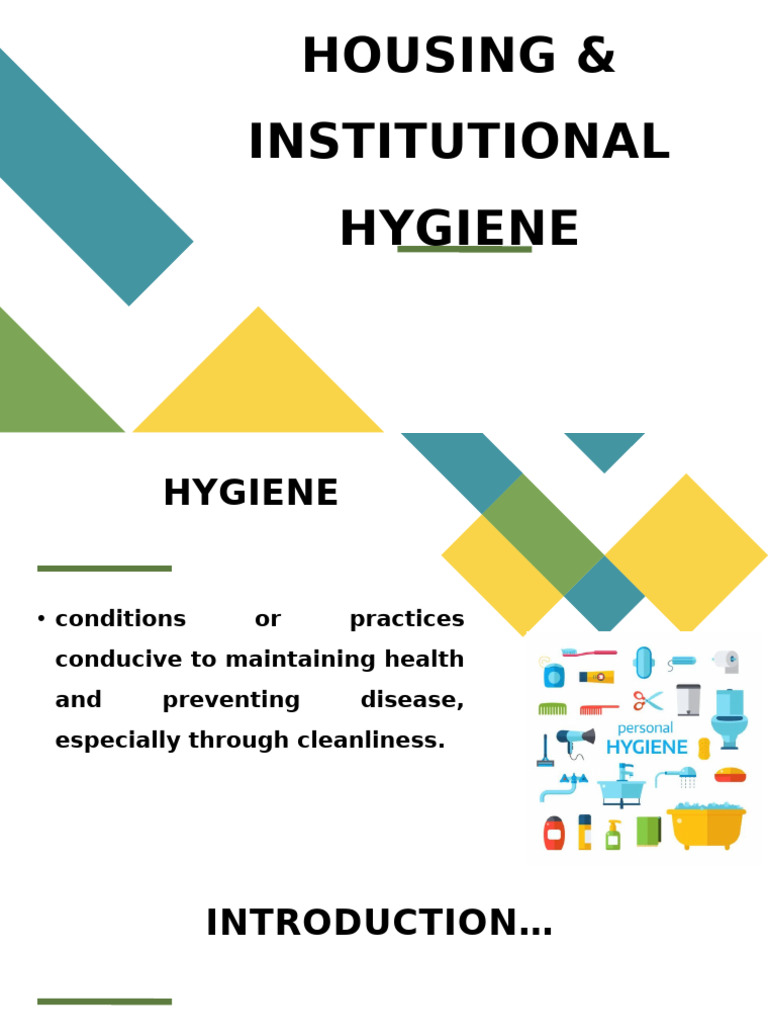 LEC-15-Housing & Institutional Hygiene | PDF | Hygiene | Toilet