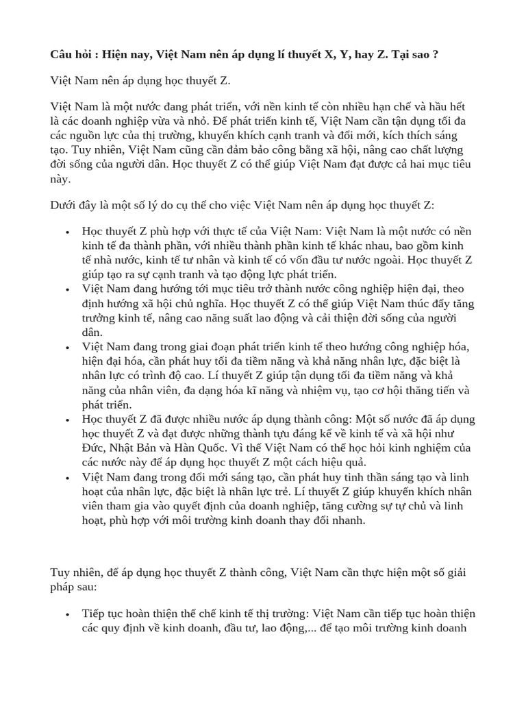 Câu hỏi QTH-Nhóm 7 | PDF