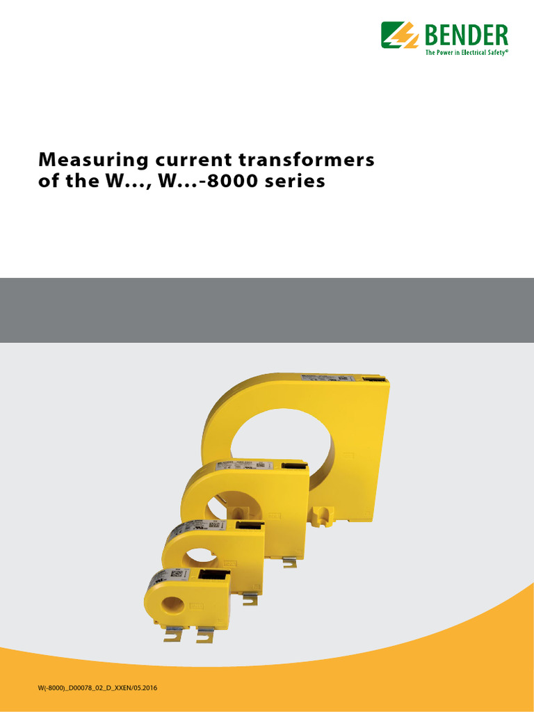 TCs BENDER | PDF | Electrical Components | Equipment