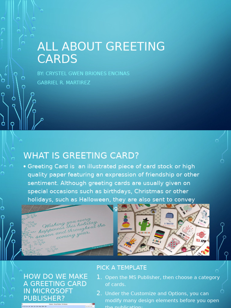 All About Greeting Cards | PDF | Typefaces | Computing