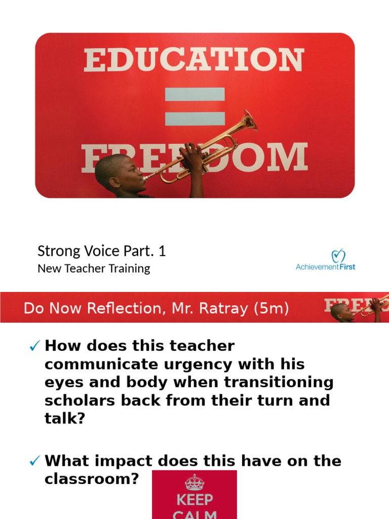 Mastering Strong Voice in Teaching | PDF | Nonverbal Communication ...