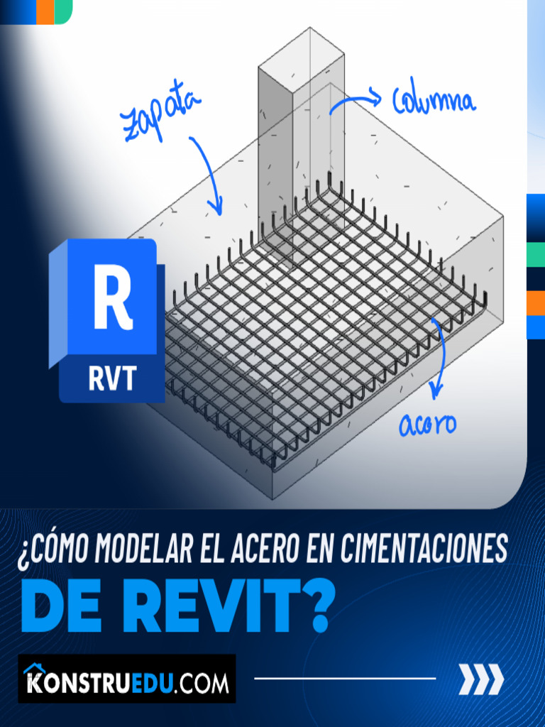 Como Modelar El Acero de Cimentaciones en Revit | PDF