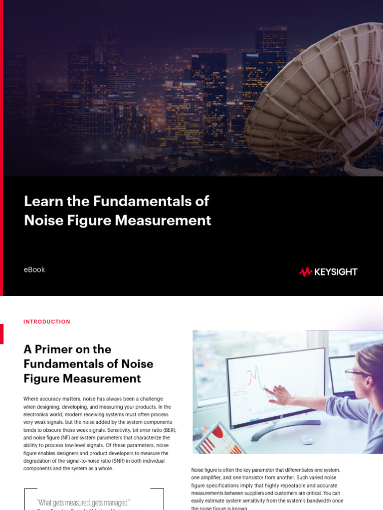 Learn The Fundamentals of Noise Figure Measurement | PDF | Signal To Noise Ratio | Bandwidth ...