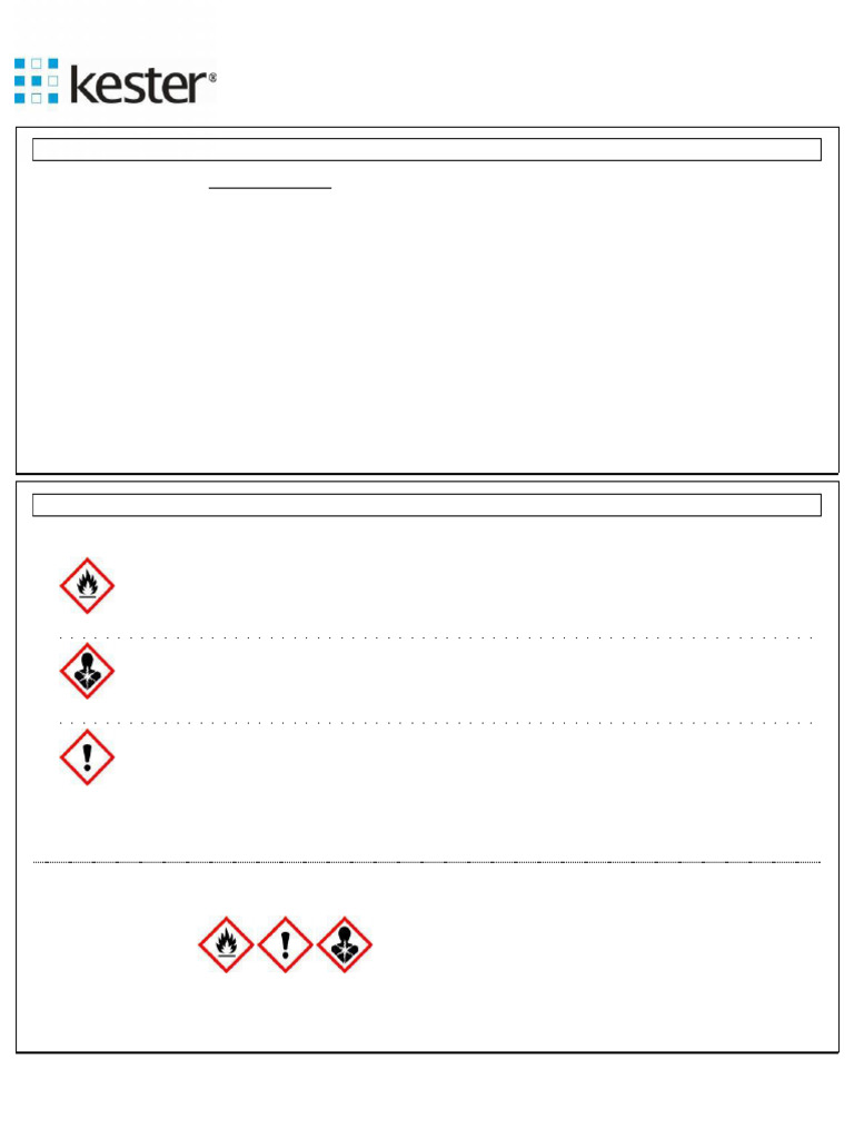 HDS: 185 Soldering Flux - Riesgos y Manejo | PDF | Agua | Dióxido de ...