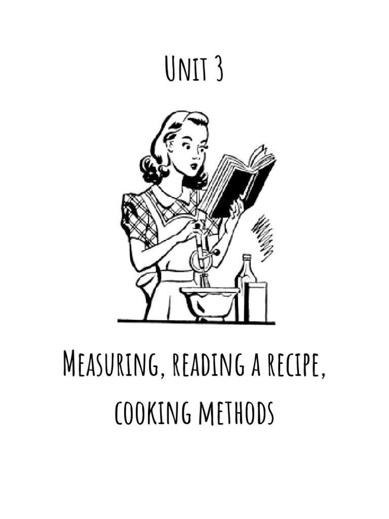 Unit 3 culinary 1 | PDF | Cooking | Baking