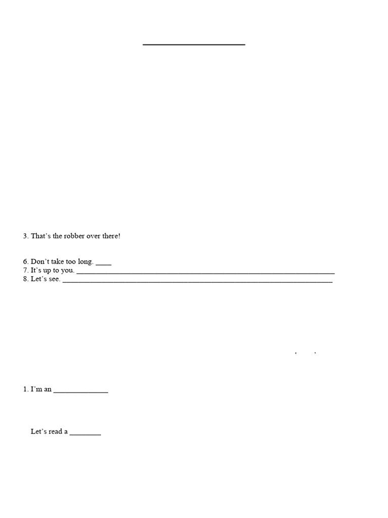 Introduction To English Unit 1 Vocabulary Exercises | PDF