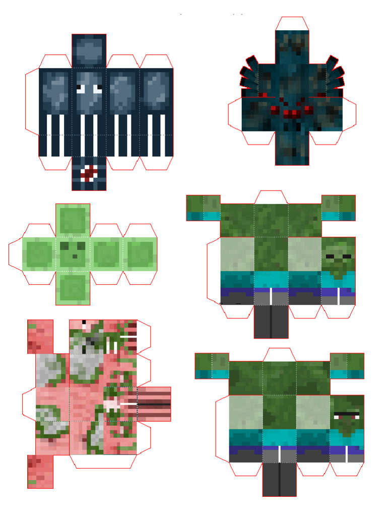 Minecraft Pliage 05 | PDF