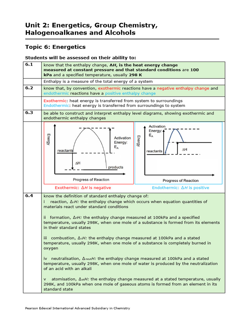 IAL Chemistry U2 Self-Study Booklet | PDF | Solvation | Redox