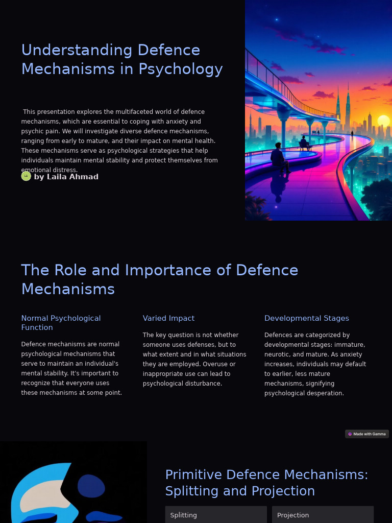 Understanding Defence Mechanisms in Psychology | PDF | Psychological ...