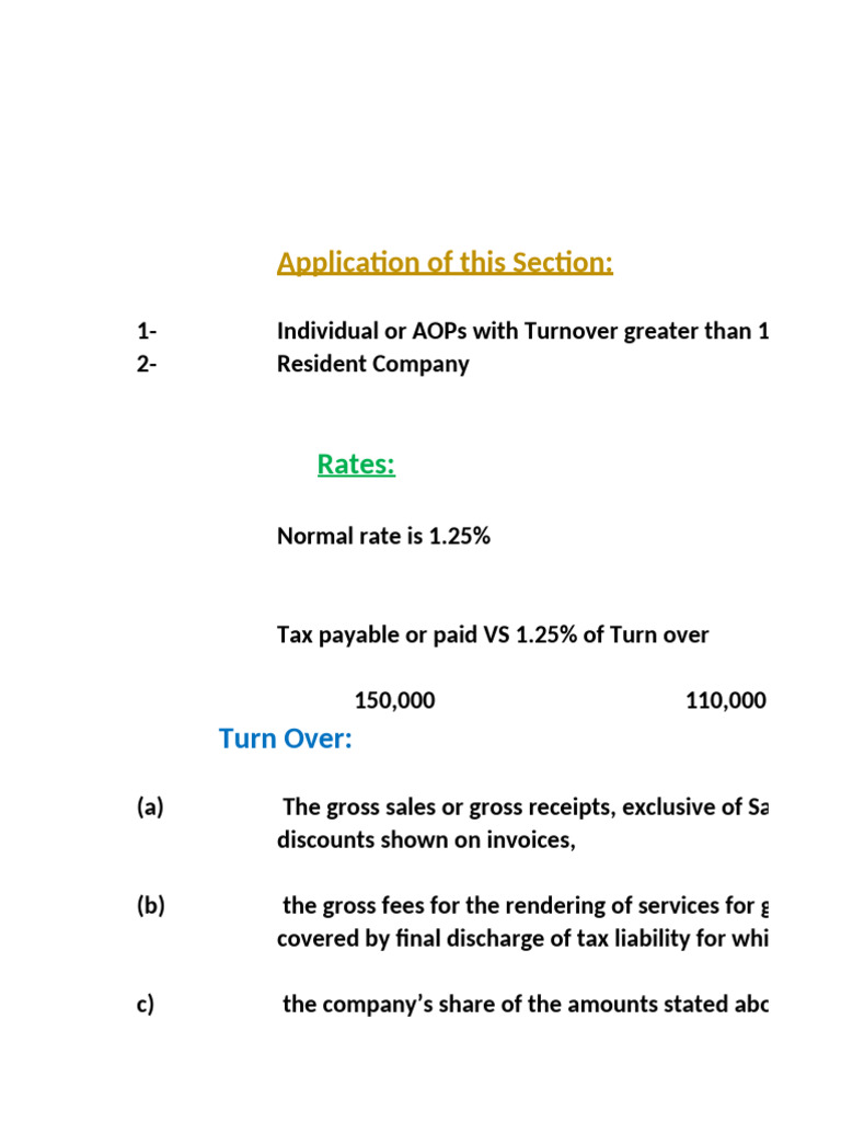 Tax Liability Calculation For Companies Pdf Taxes Revenue