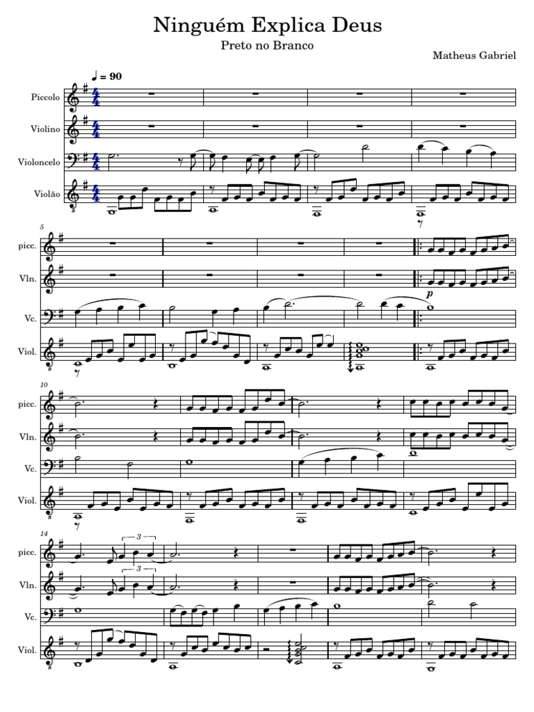 Ningum_Explica_Deus banda | PDF | String Instruments | Baroque Music