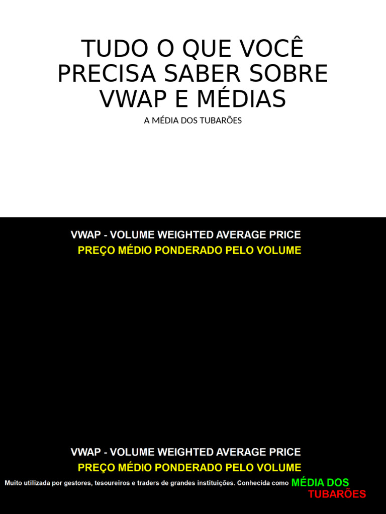 Tudo o Que Você Precisa Saber Sobre Vwap | PDF