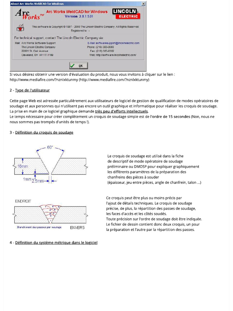 Tutoriel Arc Works Weldcad | PDF