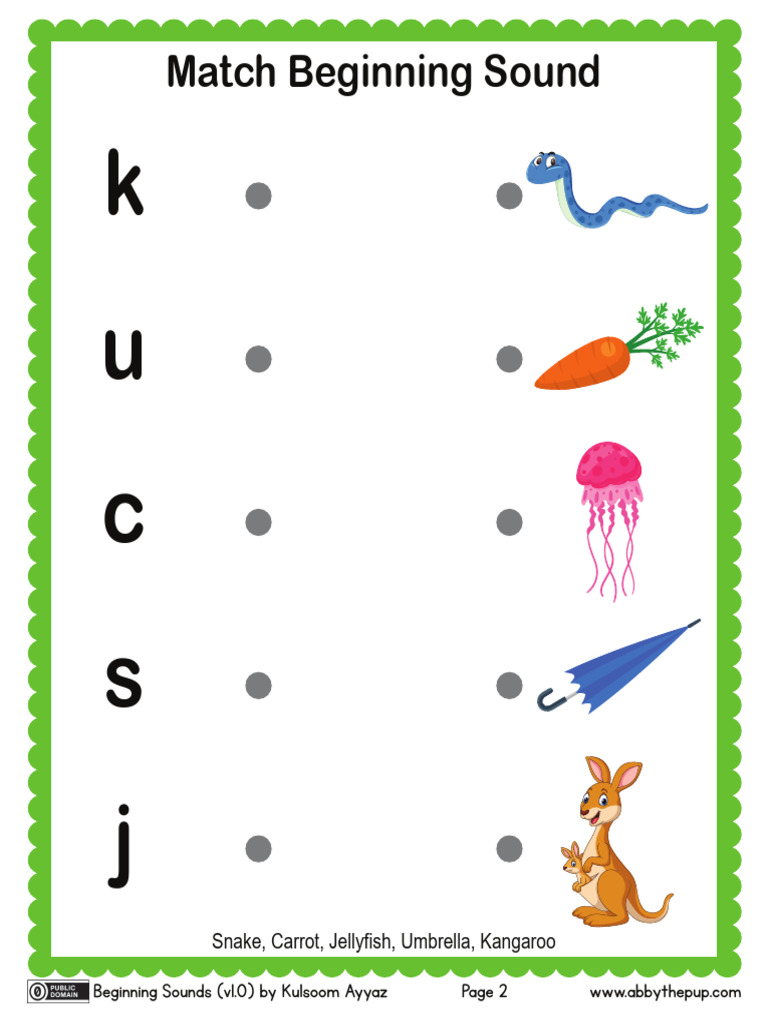 Beginning Sounds-2-7 | PDF
