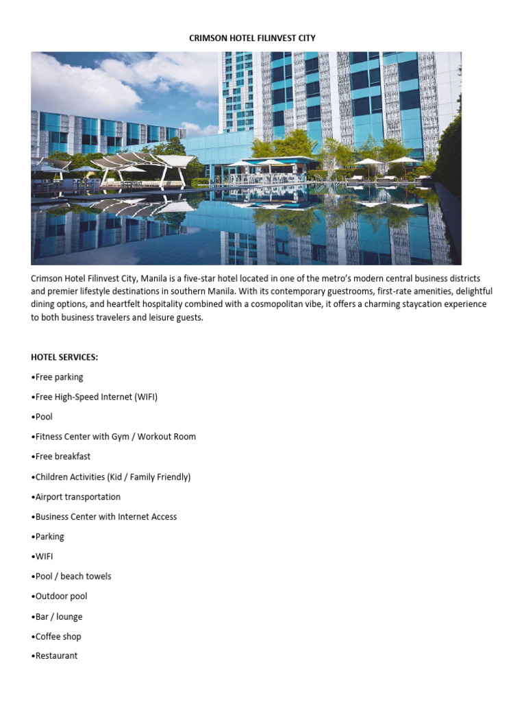 UST Reviewer | PDF | Hotel | Pandemic