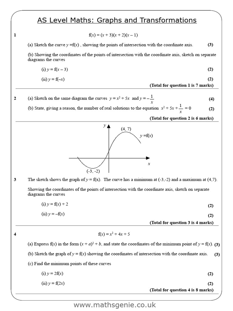 Graphs and Transformations | PDF | Asymptote | Coordinate System