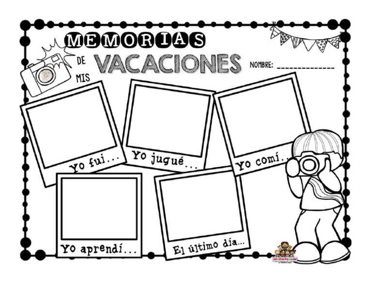 memorias de mis vacaciones | PDF