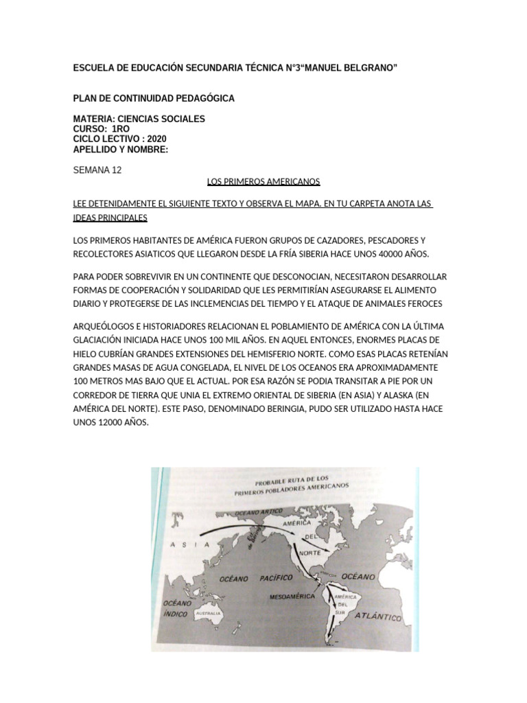 1ro SEMANA 12 | PDF | Era de Hielo | Ciencias de la Tierra