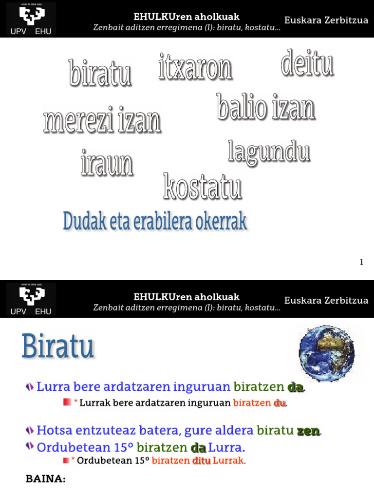 Biratu Eta | PDF