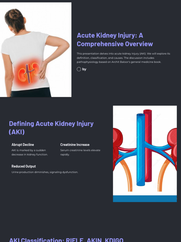 Causes of Acute Kidney Injury Explained | PDF | Kidney | Medicine