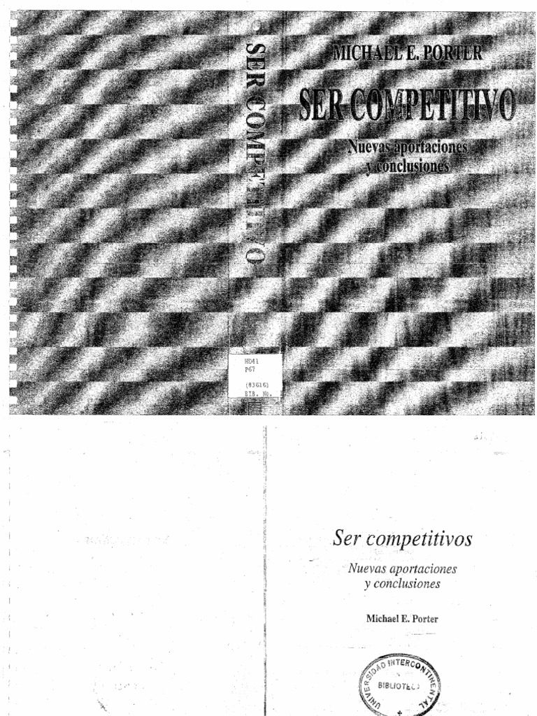 SER COMPETITIVO-Porter | PDF