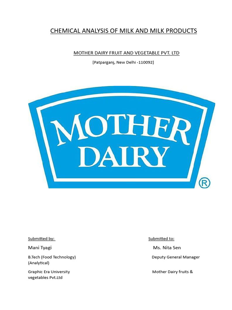 Mother Dairy | PDF