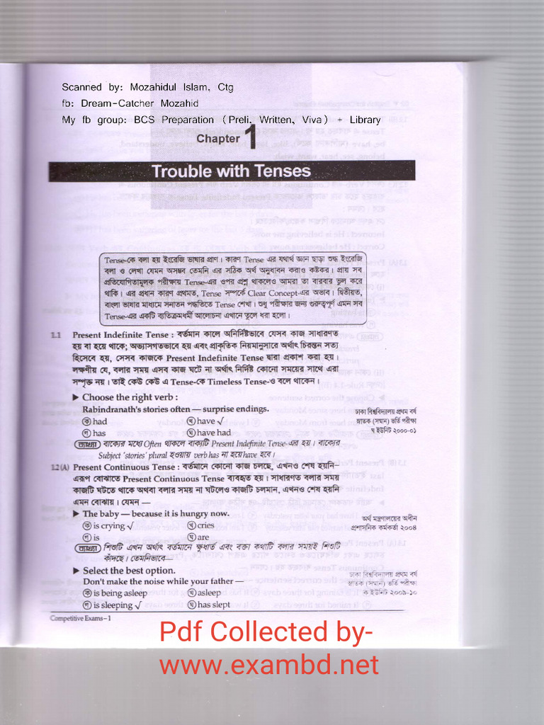 Engilsh for Competitive Exam | PDF