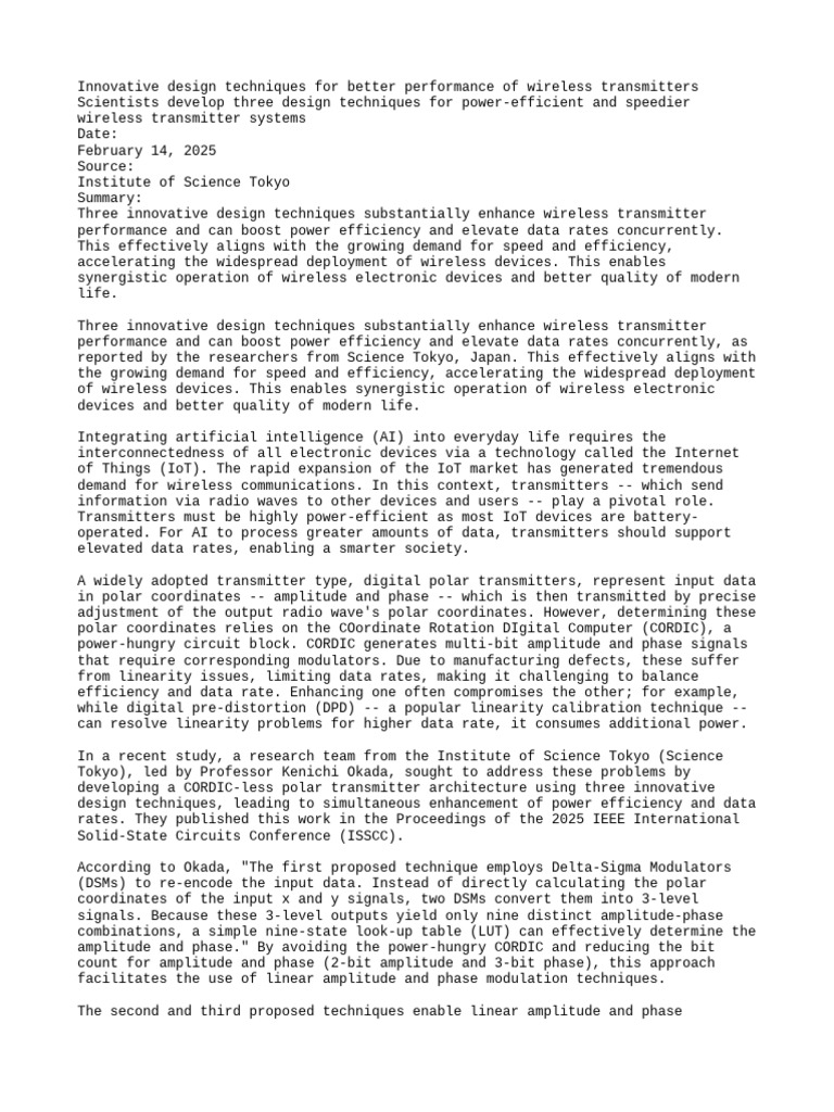 Innovative Design Techniques For Better Performance of Wireless ...