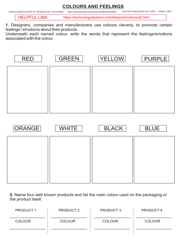 Colors & Feelings | PDF