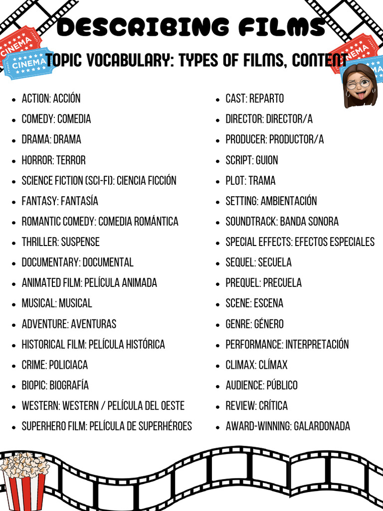 Film Genres and Descriptions Guide | PDF