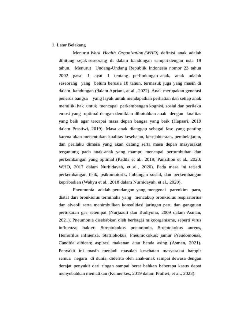 New Analisis Jurnal Kep Anak | PDF