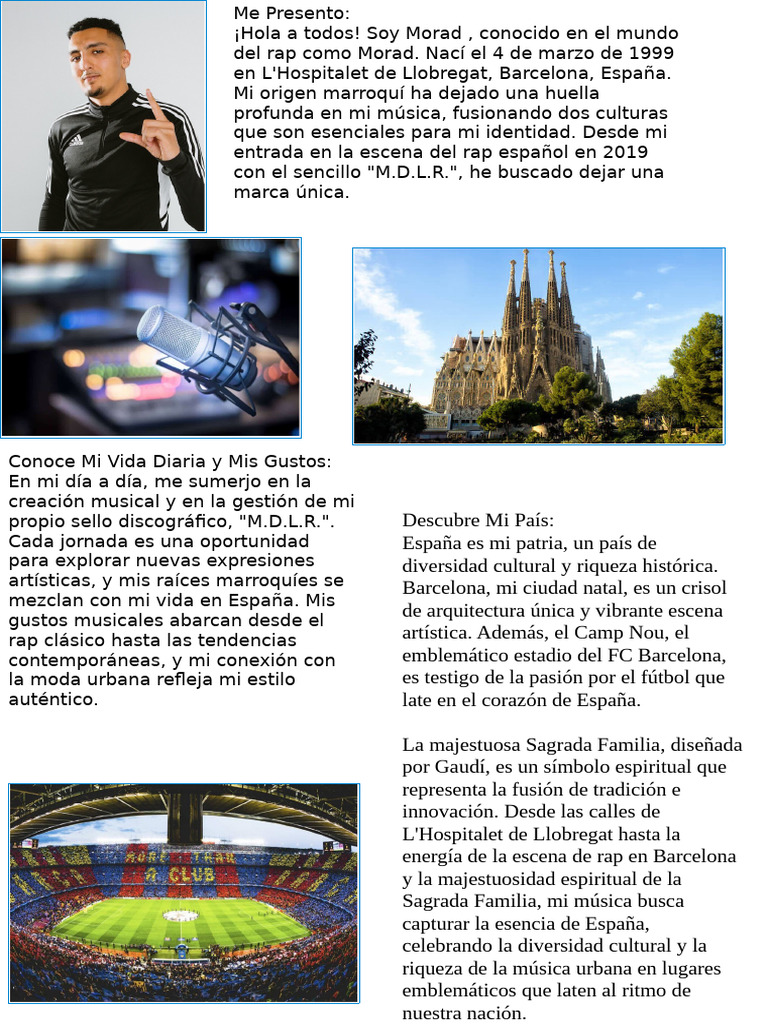 Morad: Fusión Cultural en el Rap | PDF | Barcelona | España