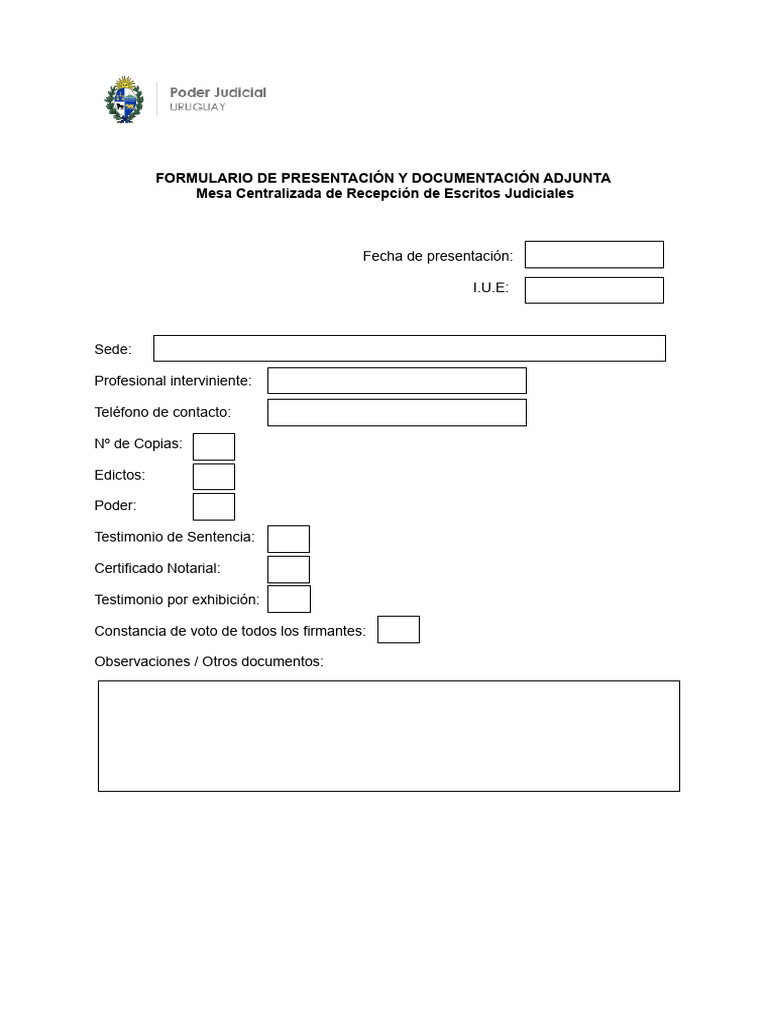 Formulario Civil | PDF