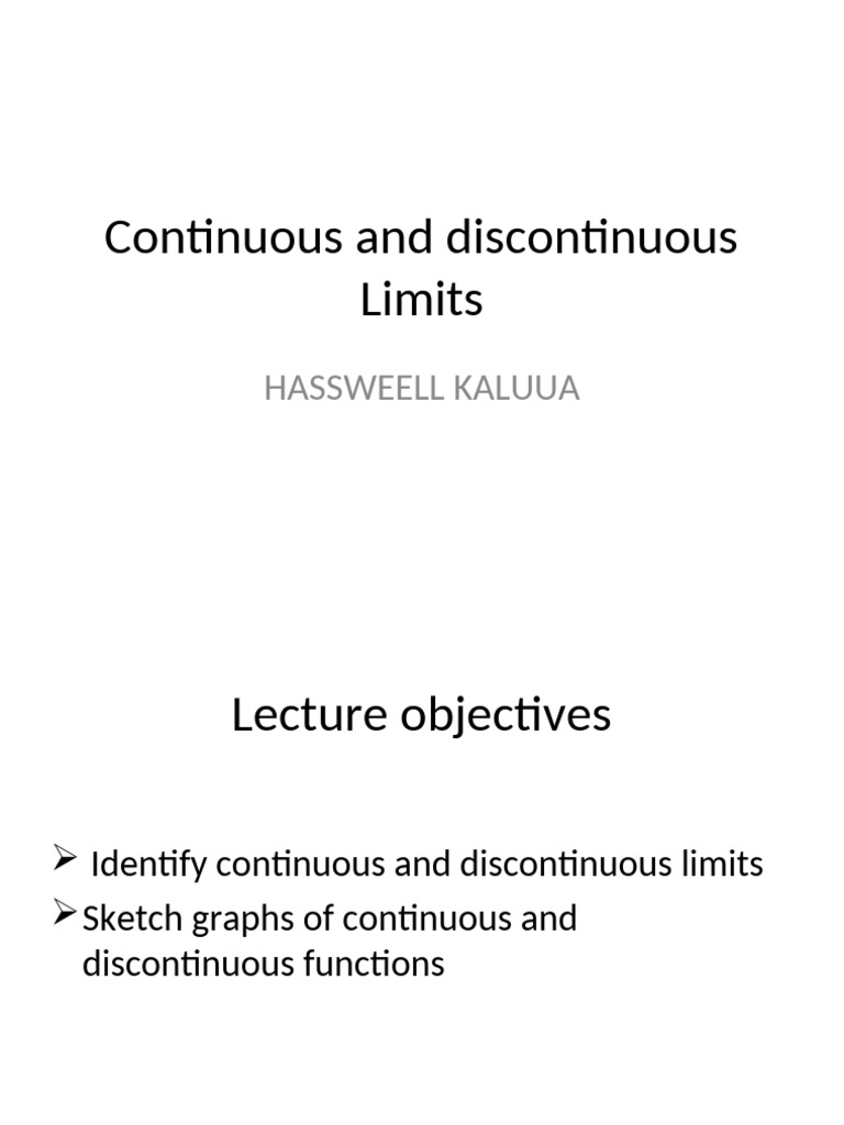 6.limits 3 | PDF | Continuous Function | Function (Mathematics)