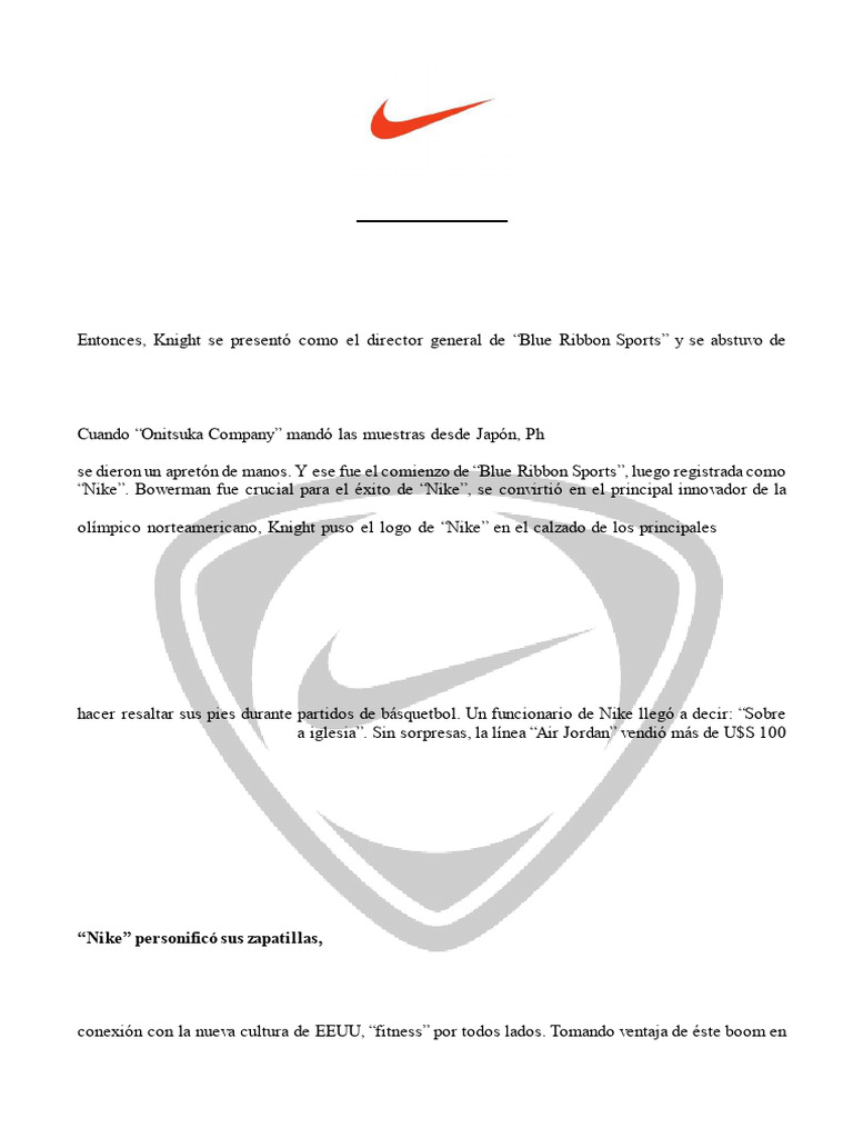 Caso NIKE | PDF | Nike