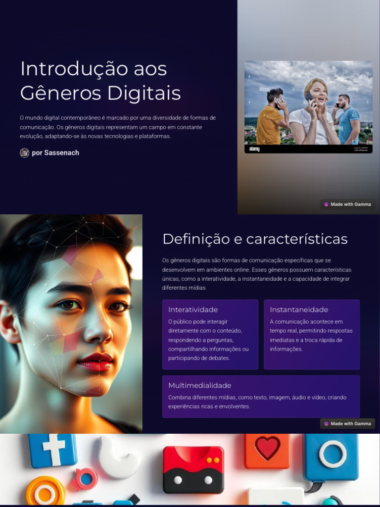 Evolução dos Gêneros Digitais | PDF | Comunicação | Informação