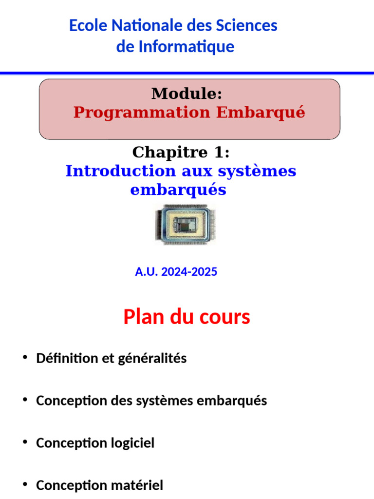 Chapitre 1-EnSI 25 | PDF | VHDL | Informatique