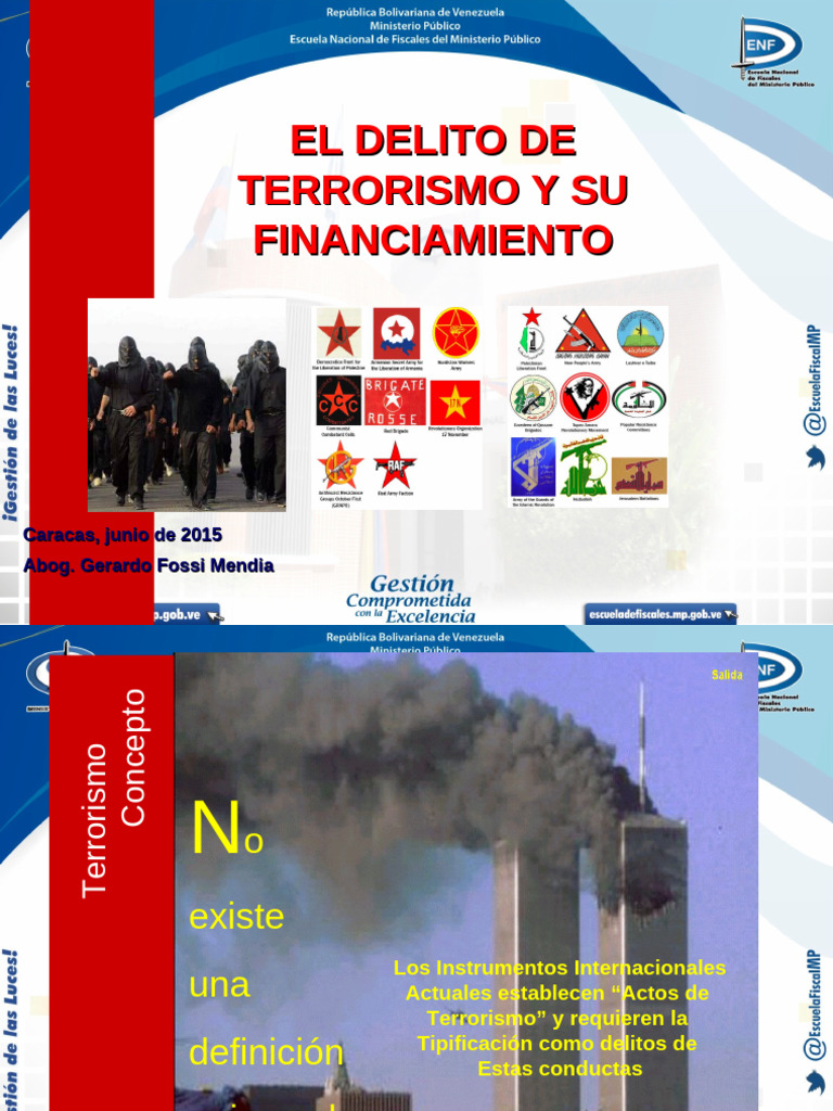 Terrorismo y Su Financiamiento (Definitivo) | PDF | Lavado de dinero