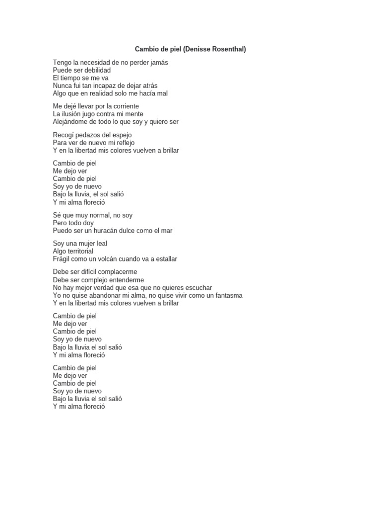 Cancion Que Representa Mi Vida | PDF | Grabación de sonido