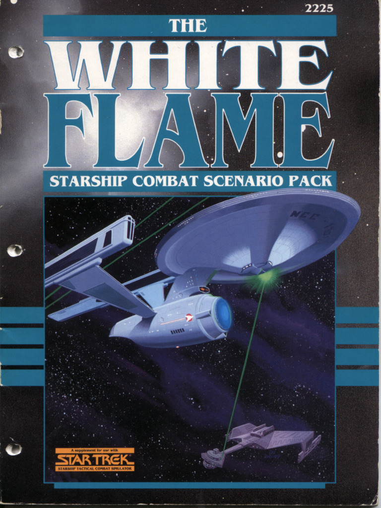 Star Trek RPG - FASA - The White Flame Starship Combat Scenario Pack | PDF