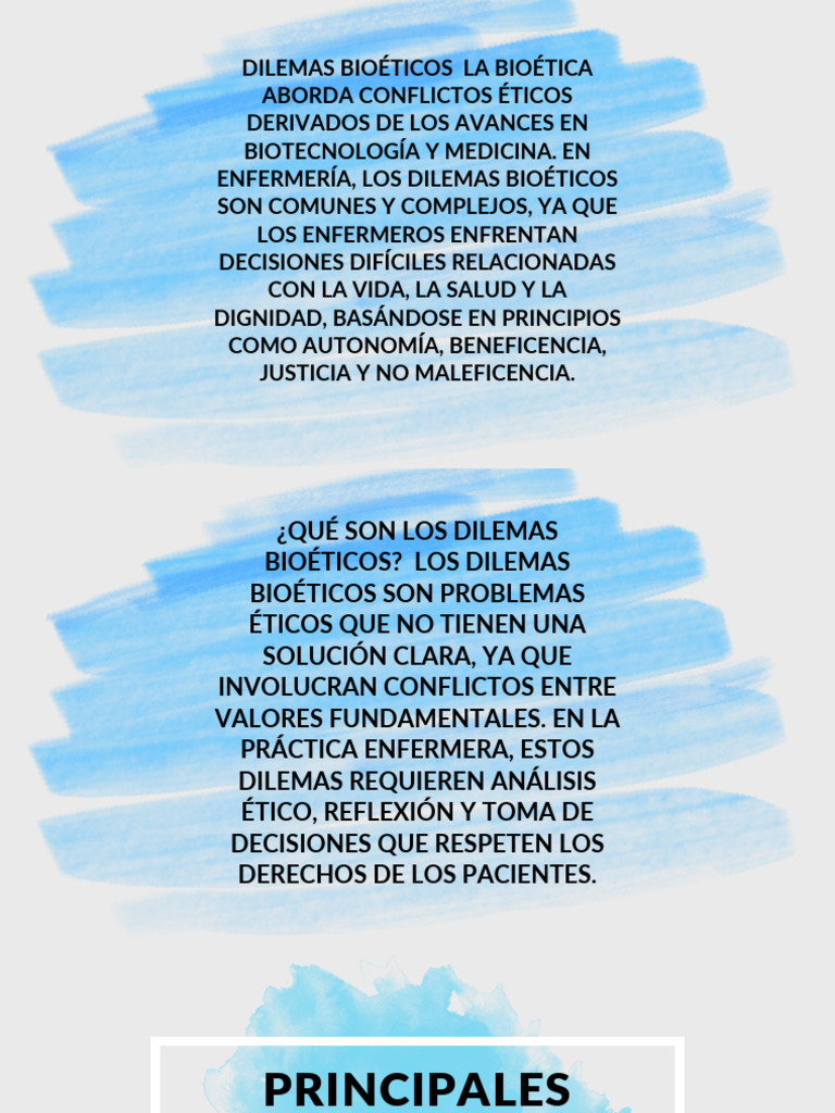Diapositiva 1 Título e Introducción Dilemas Bioéticos La bioética ...