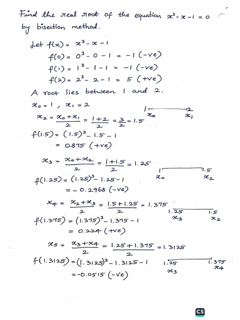 Bisection Method | PDF
