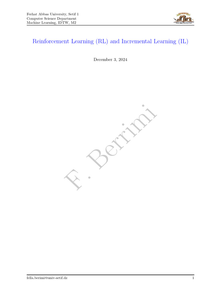 Chapter 7 - Incremental Learning | PDF | Machine Learning | Learning