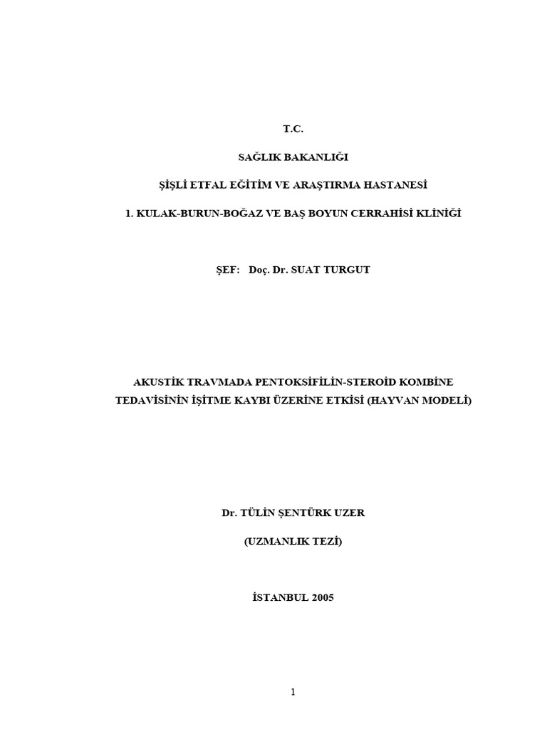 DR Tulin Senturk Uzer | PDF