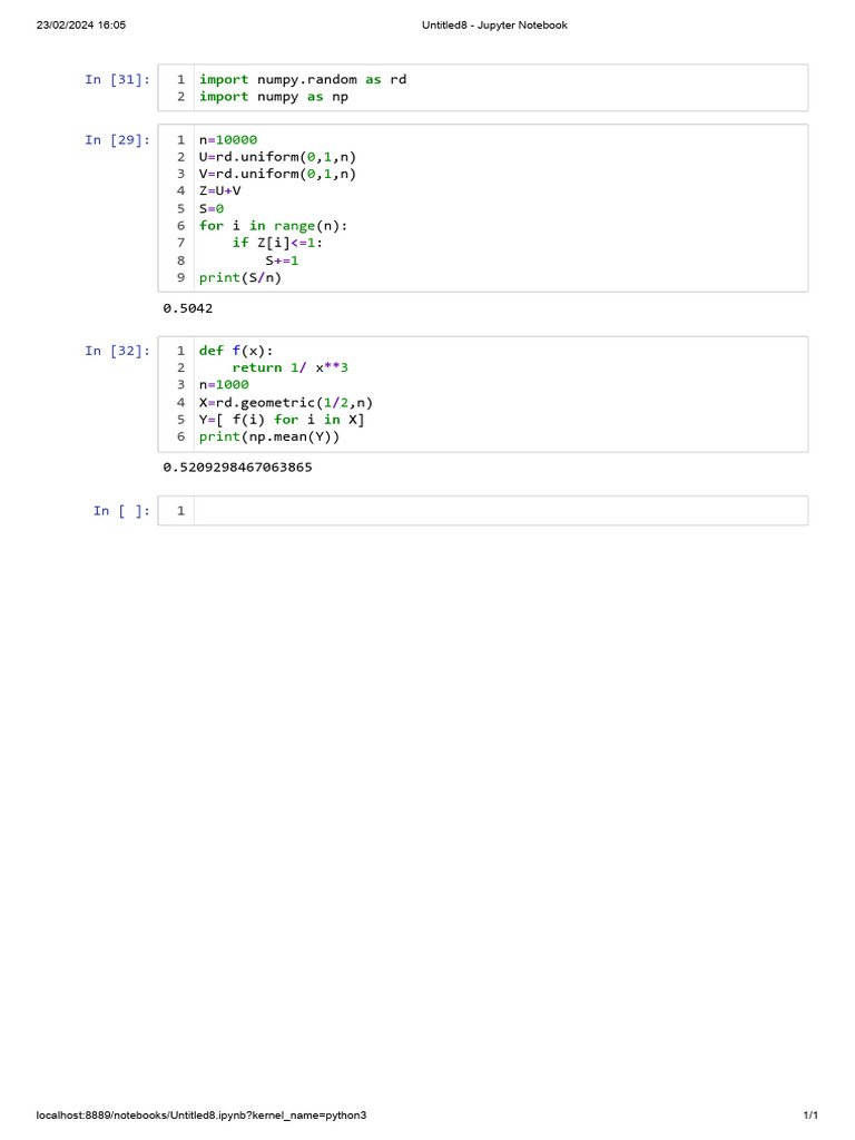 Monte Carlo Simulations in Python | PDF