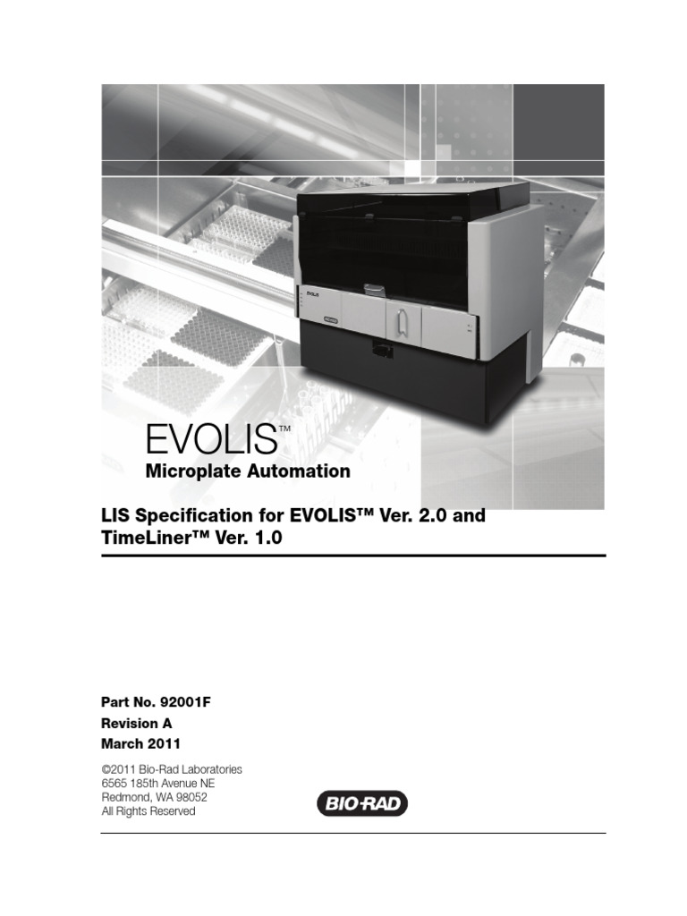 92001fa LIS Specifications Manual For EVOLIS Timeliner V1.0 4 - 15 - 11 | PDF | Computer ...