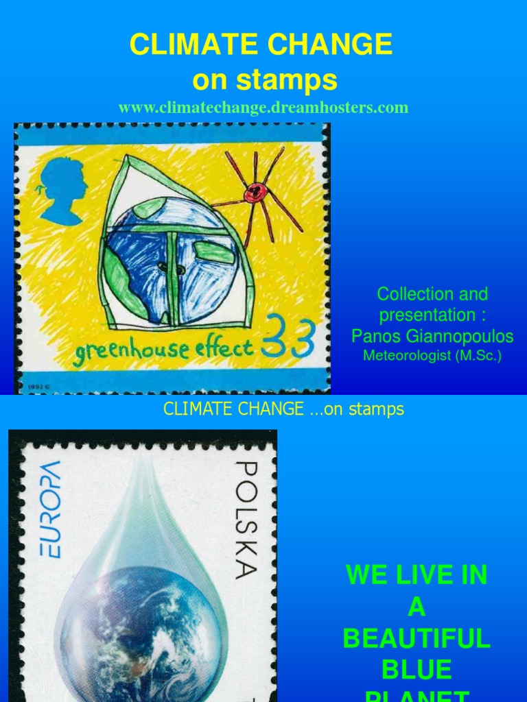 Climate Change On Stamps Giannopoulos | PDF | Climate Change ...
