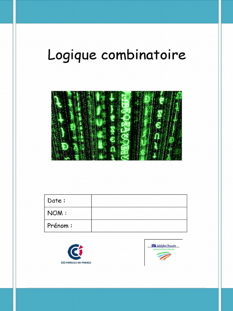 LOGique Combinatoire | PDF