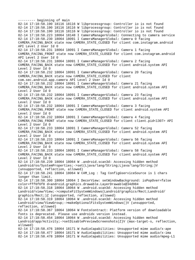 Logcat | PDF | Android (Operating System) | Computing Platforms
