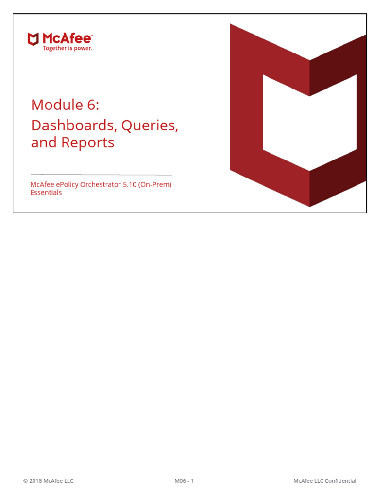 ePO Dashboard Management Guide | PDF | Databases | Information Retrieval